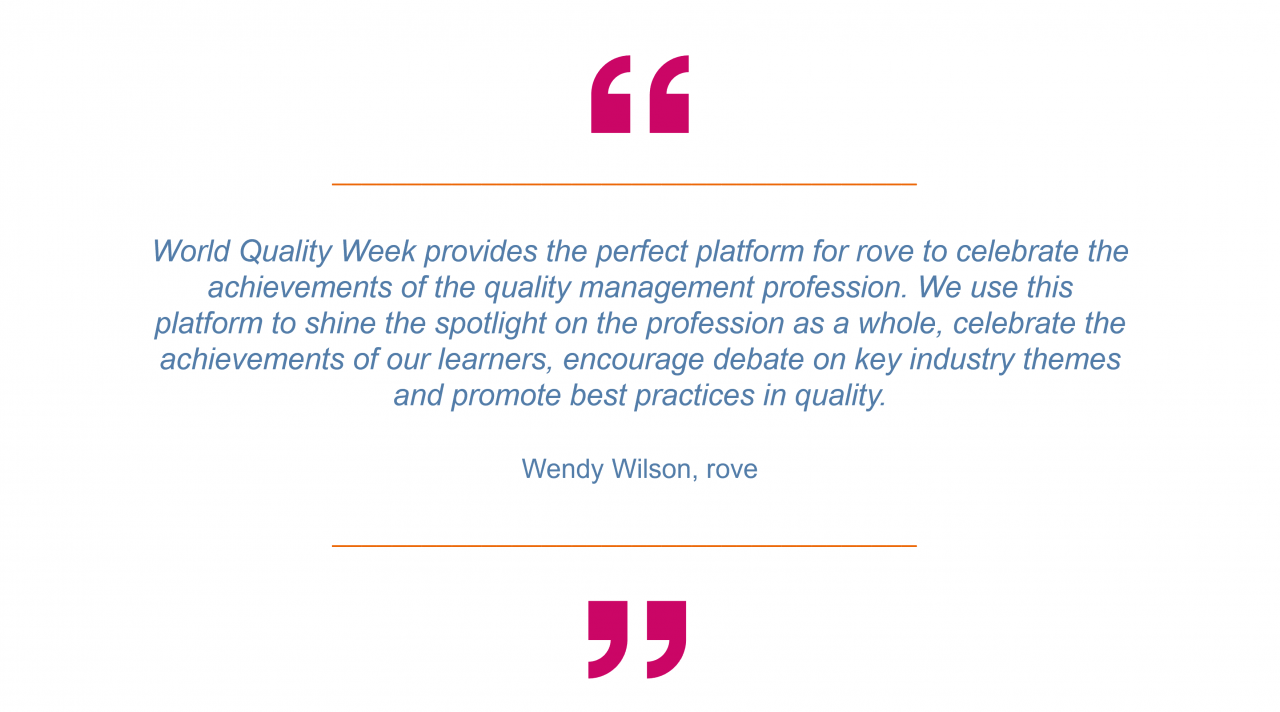 How rove is gearing up for World Quality Week - Rove Consultancy